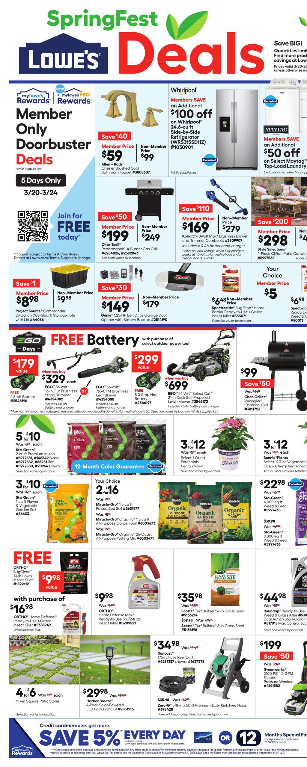 Lowe's Ad In Store Promotion / DIY March 20 - April 2, 2025 | WeeklyAds2