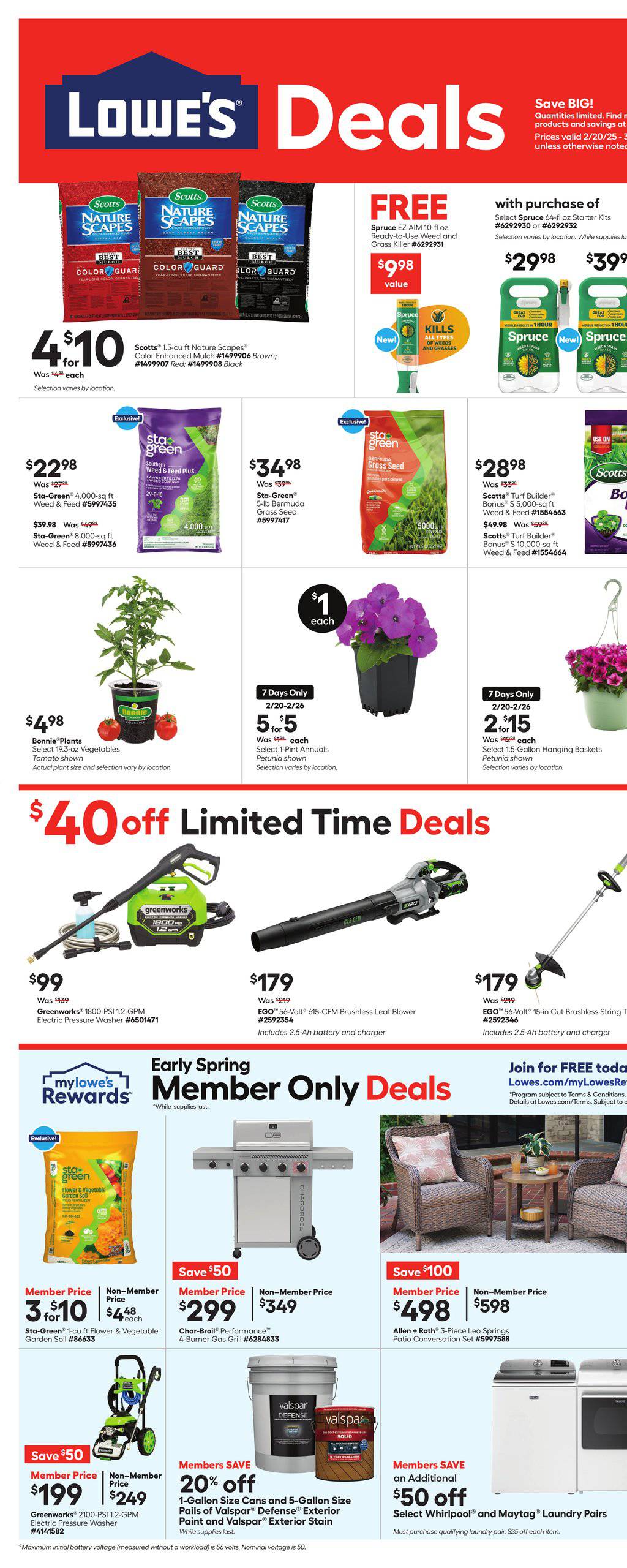 Lowe's Weekly Ad February 20 - March 5, 2025 | WeeklyAds2
