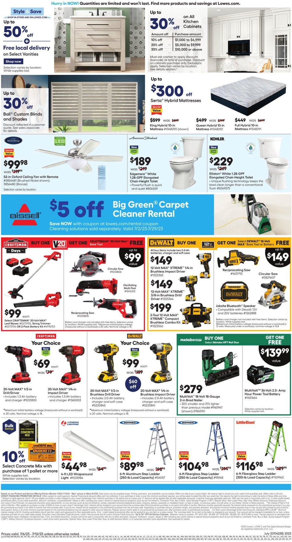 Lowe's Weekly Ad Jul 6 - 12, 2023 - WeeklyAds2