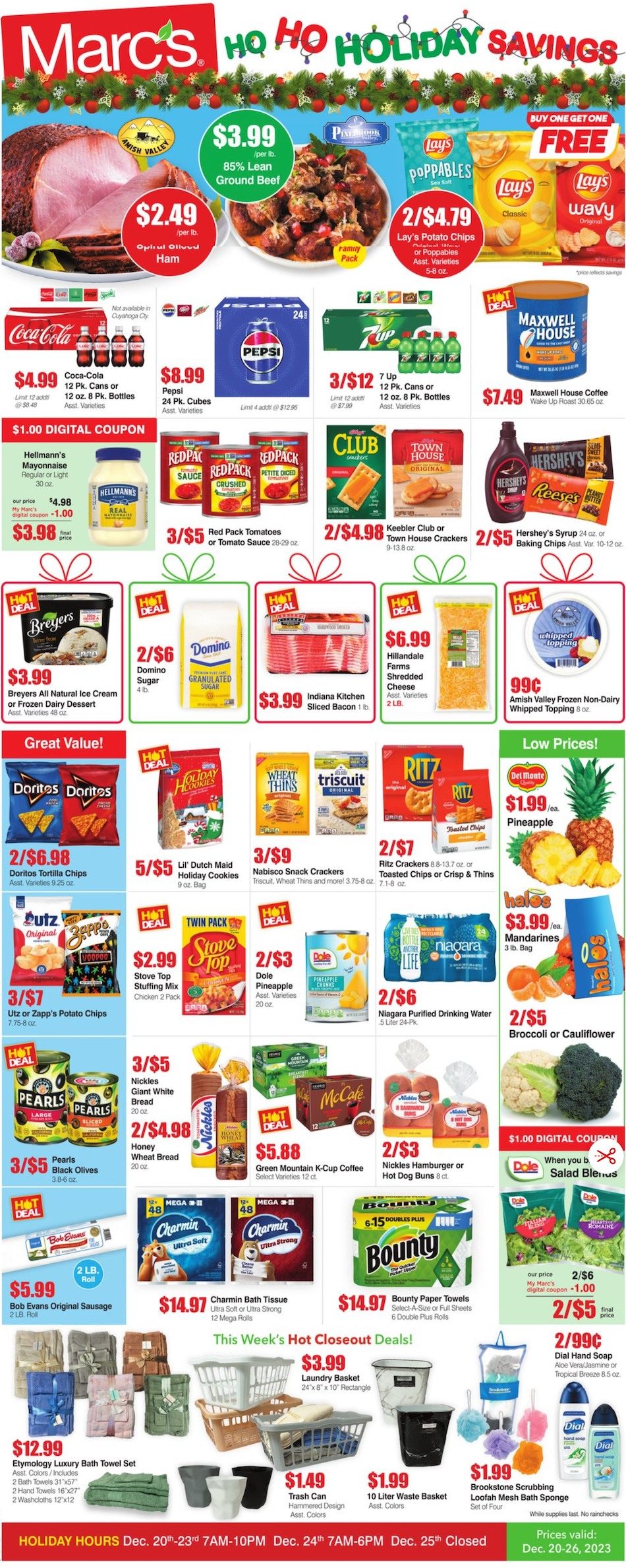 Marc's Christmas Ad Dec 20 - 26, 2023 | WeeklyAds2
