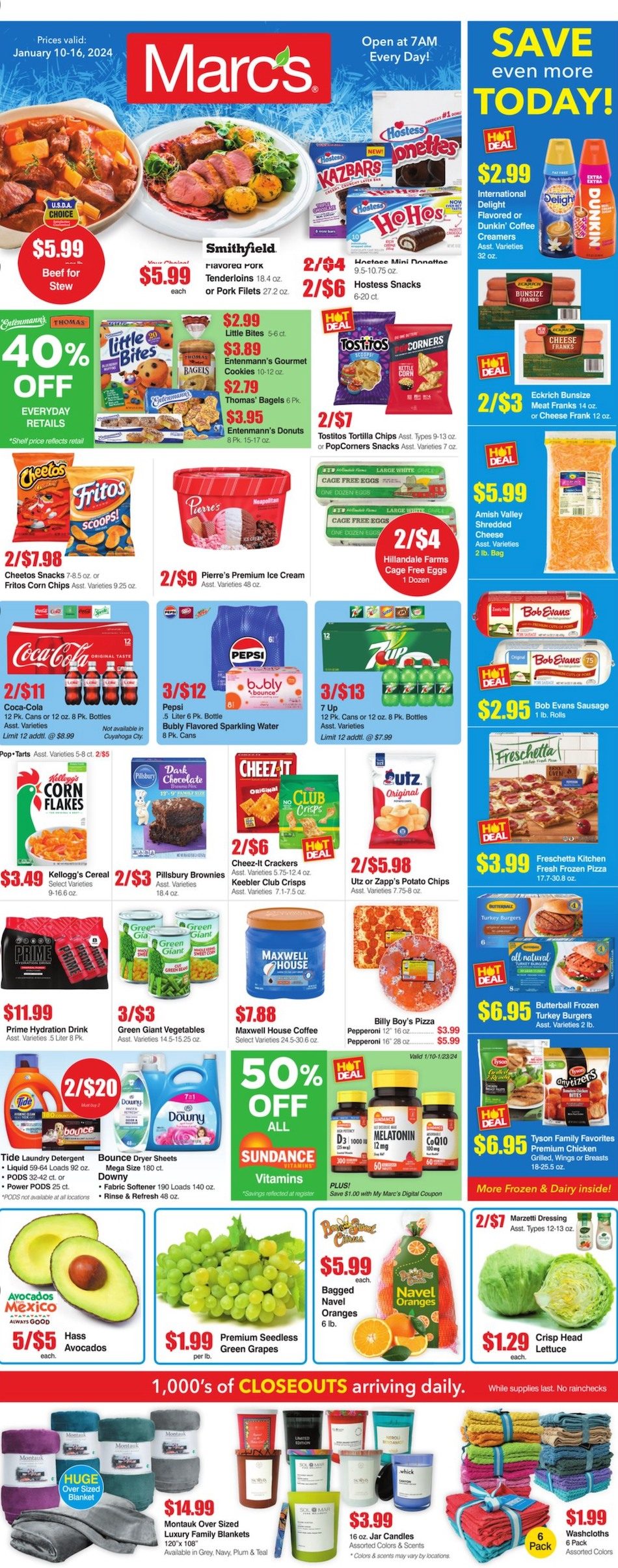 Marc's Weekly Ad Jan 10 - 16, 2024 | WeeklyAds2