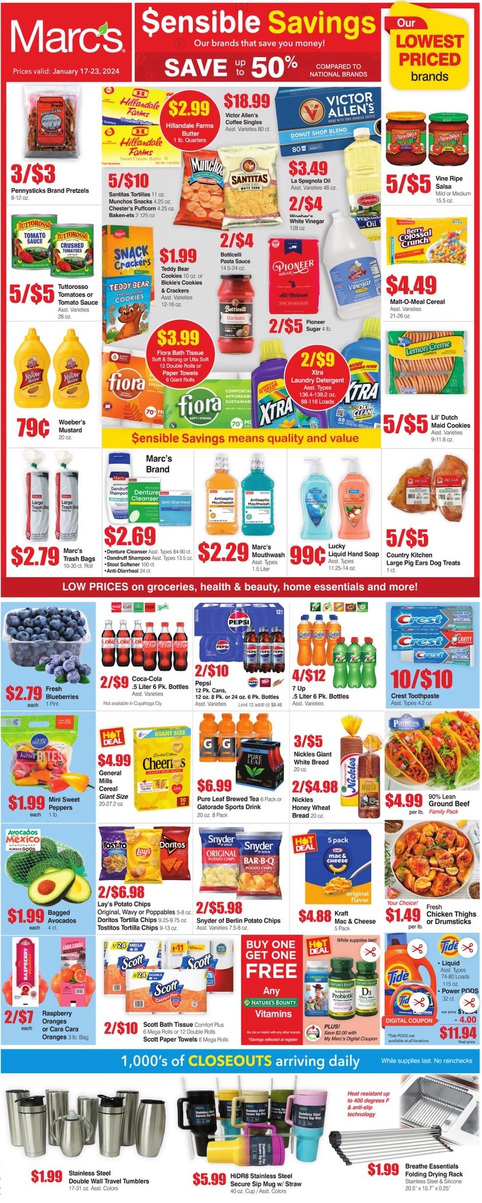 Marc's Weekly Ad Jan 17 - 23, 2024 | WeeklyAds2
