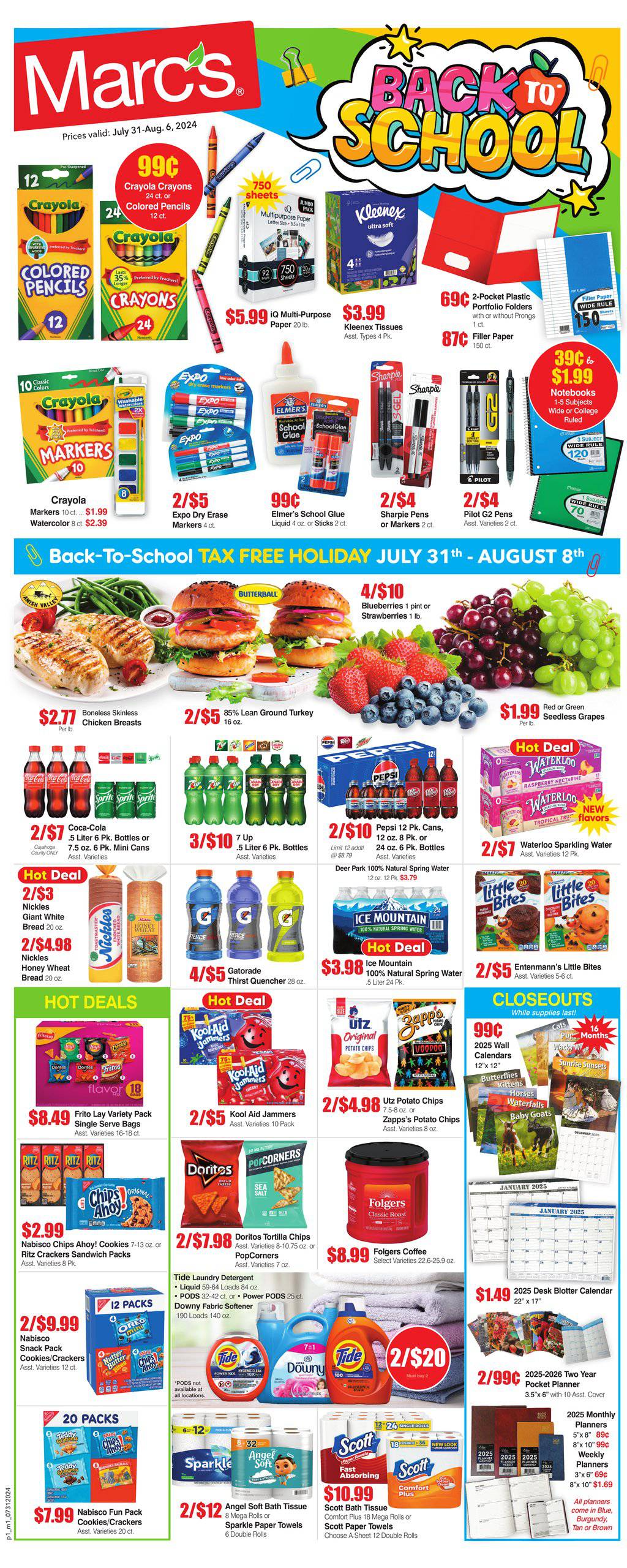 Marc's Weekly Ad July 31 - August 6, 2024 | WeeklyAds2