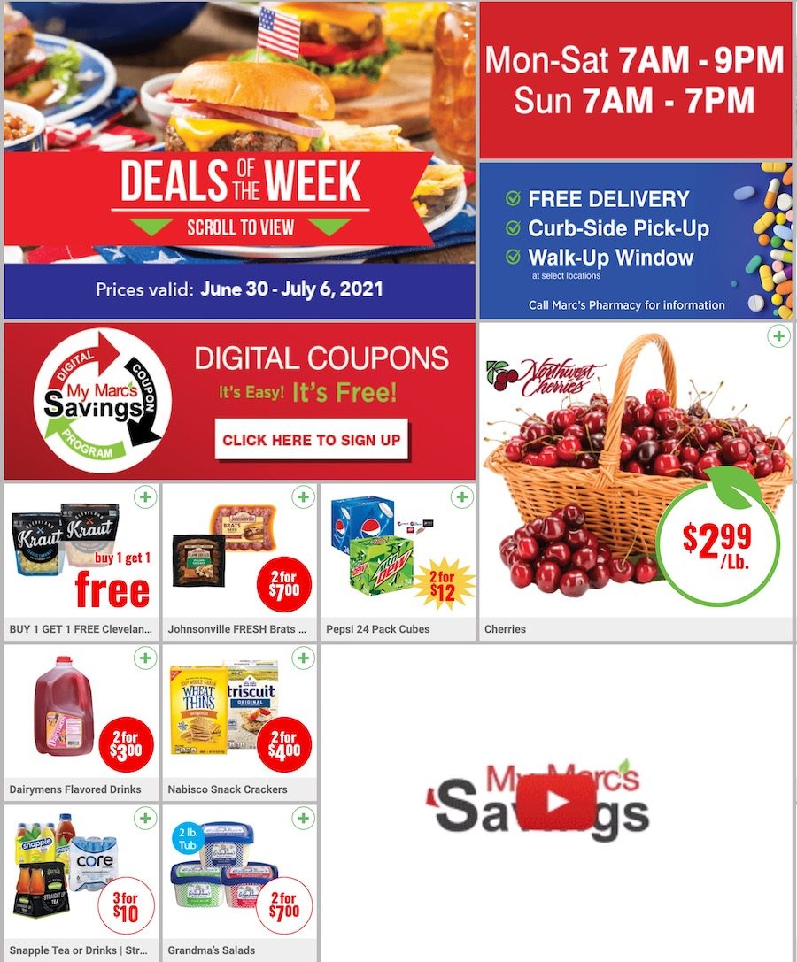 Marc's Weekly Ad Jun 30 - Jul 6, 2021 | WeeklyAds2