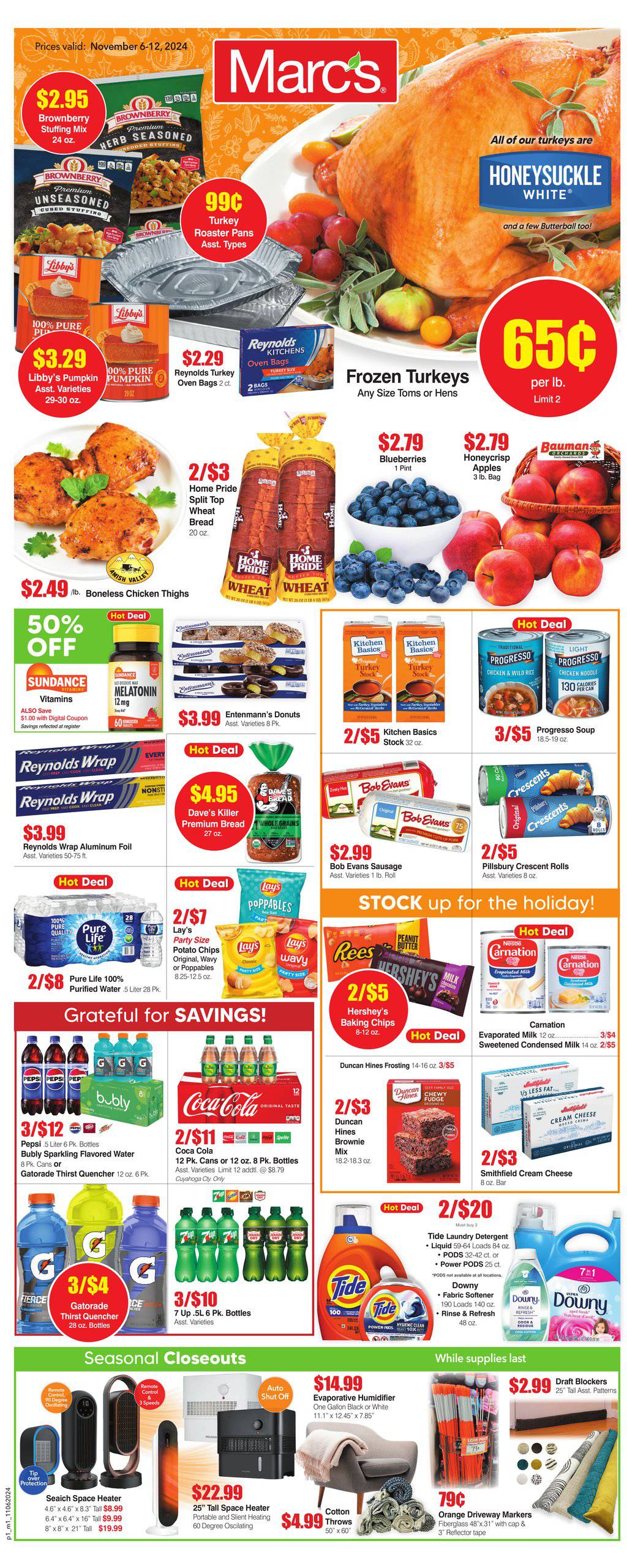Marc's Weekly Ad November 6 - 12, 2024 | WeeklyAds2