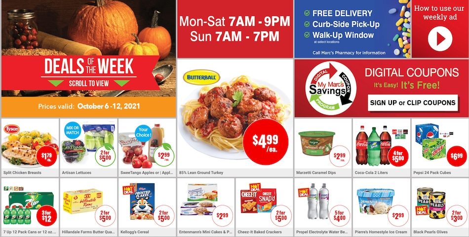 Marc's Weekly Ad Oct 6 - 12, 2021 | WeeklyAds2