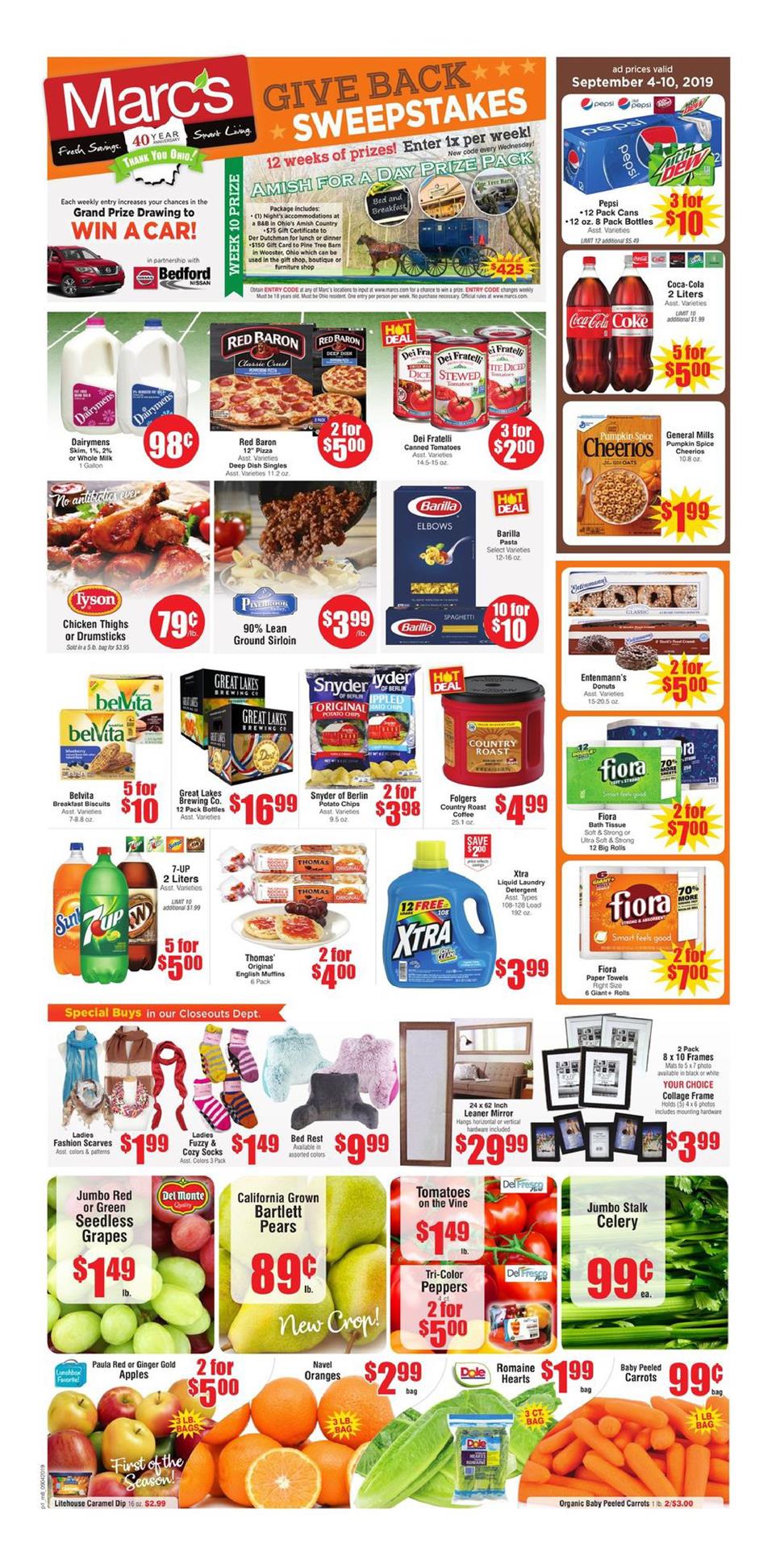 Marcs Weekly Ad Sep 4 - 10, 2019 | WeeklyAds2
