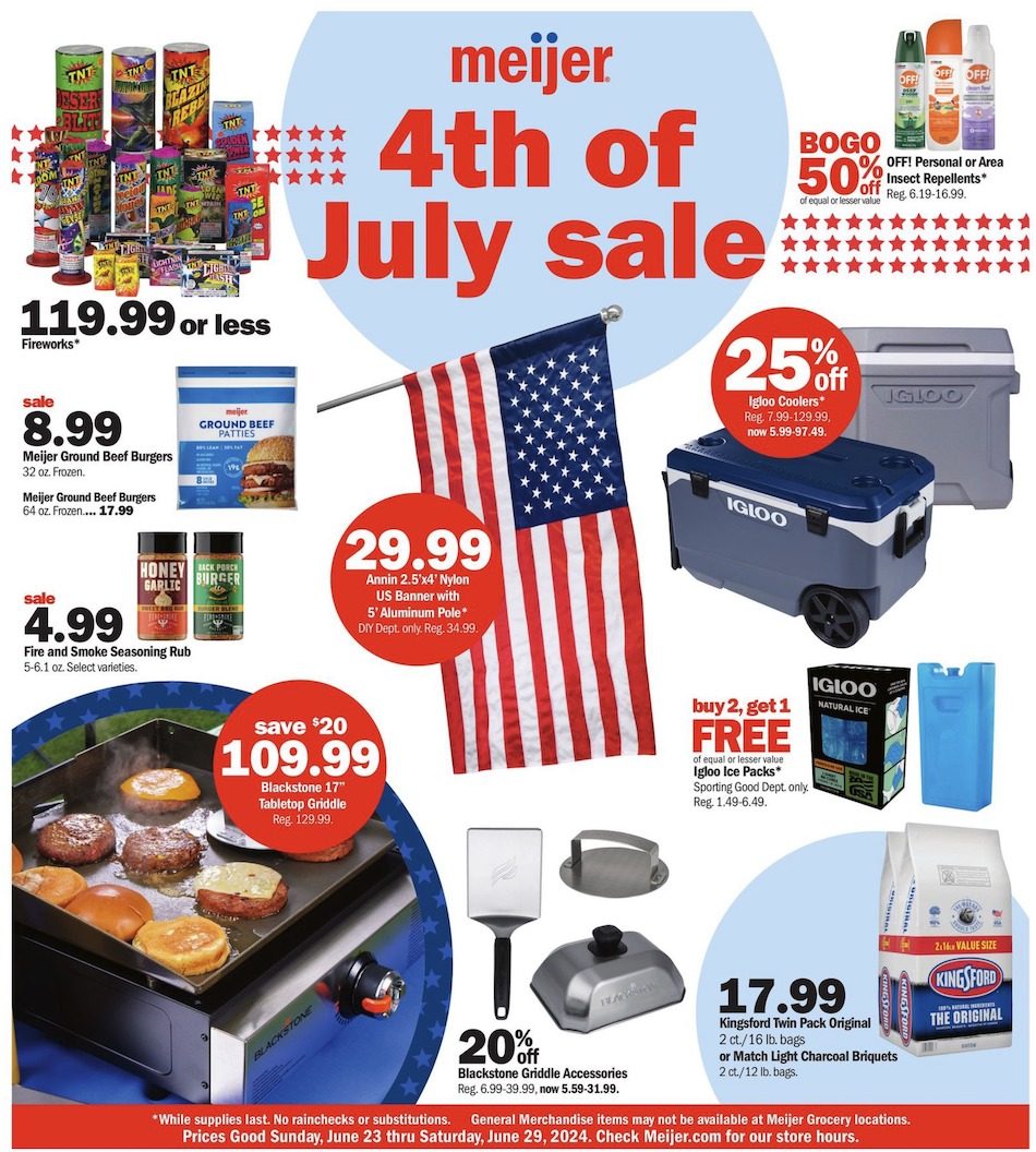 Meijer Ad 4th of July 2024 | WeeklyAds2