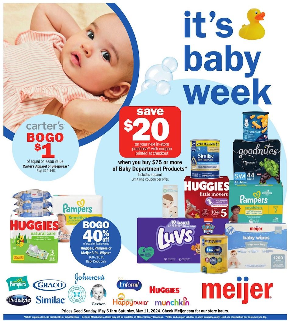 Meijer Ad Baby May 5 - 11, 2024 | WeeklyAds2