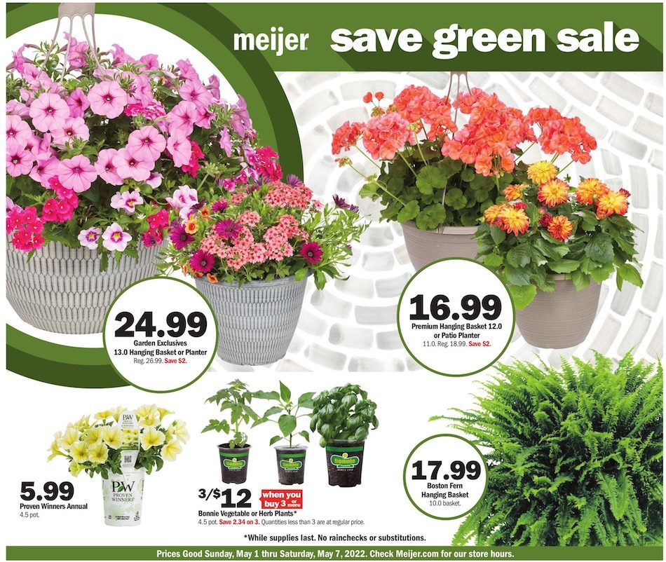 Meijer Ad Garden May 1 - 7, 2022 | WeeklyAds2