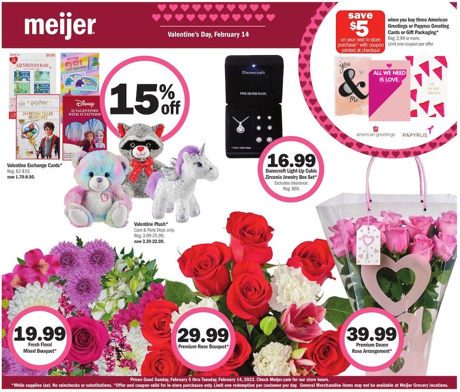 Meijer Ad Valentine's Day Feb 5 - 11, 2023 | WeeklyAds2