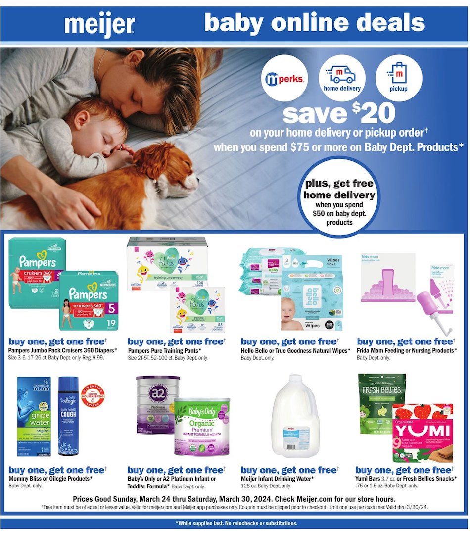 Meijer Baby Ad Mar 24 - 30, 2024 | WeeklyAds2