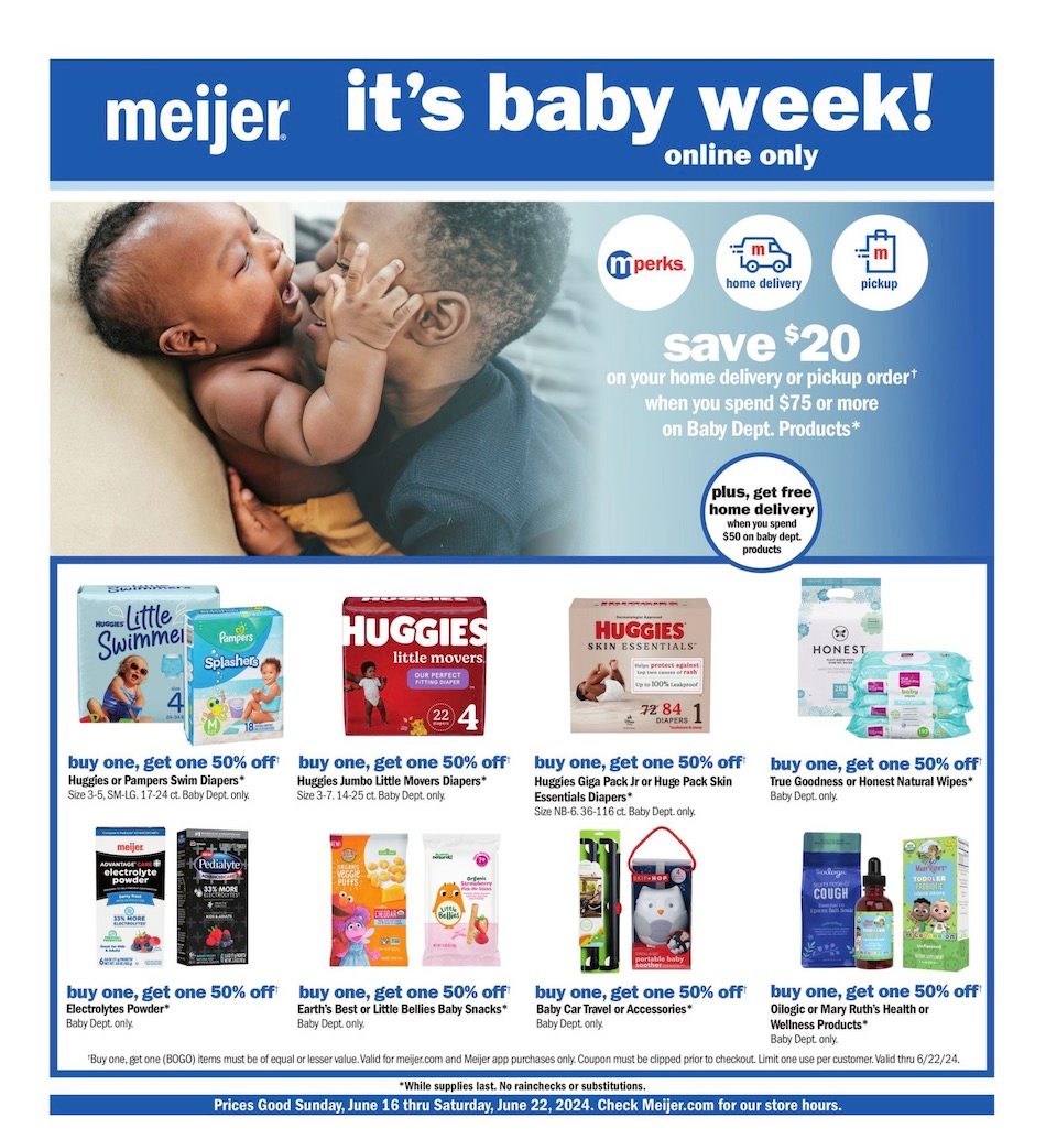 Meijer Baby Week Jun 16 - 22, 2024 | WeeklyAds2