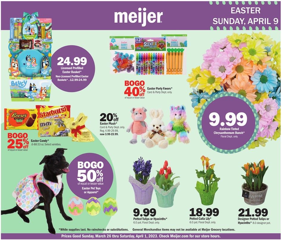 Meijer Easter Ad Mar 26 - Apr 9, 2023 | WeeklyAds2
