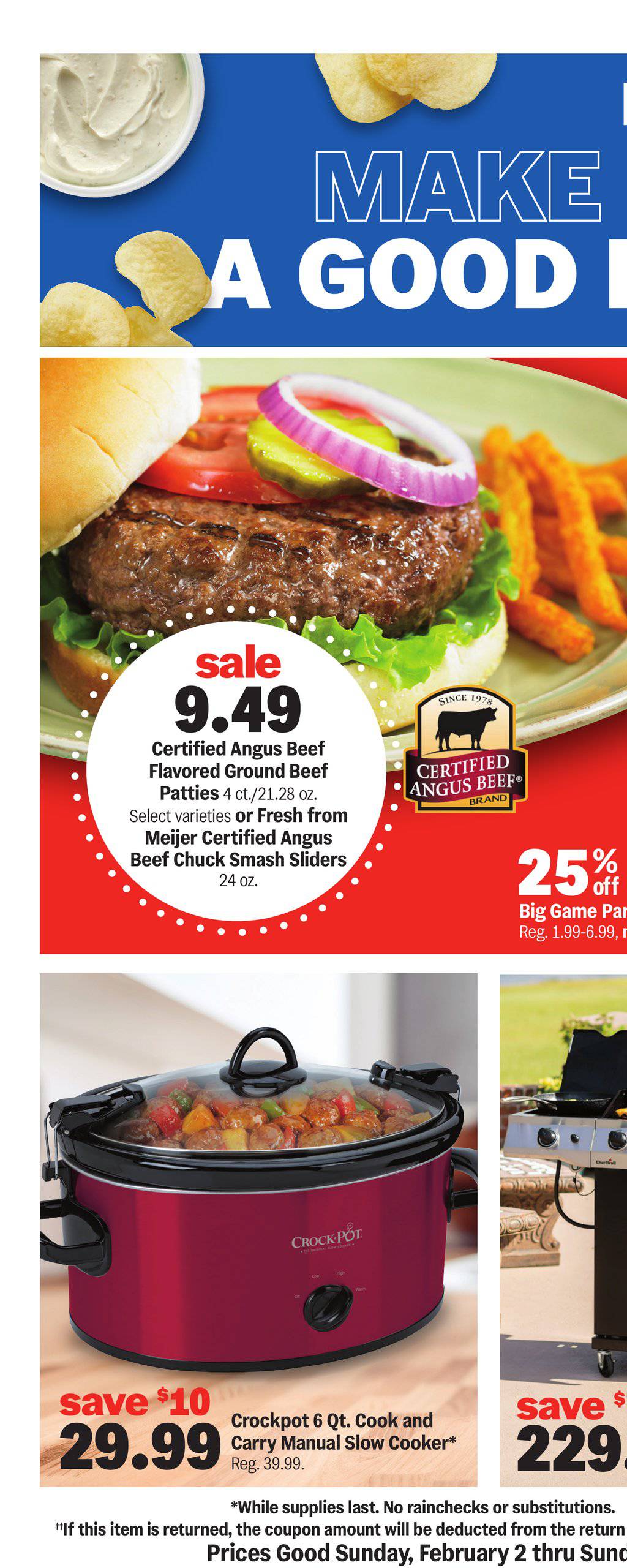 Meijer Super Bowl Ad February 2 - 9, 2025 | WeeklyAds2