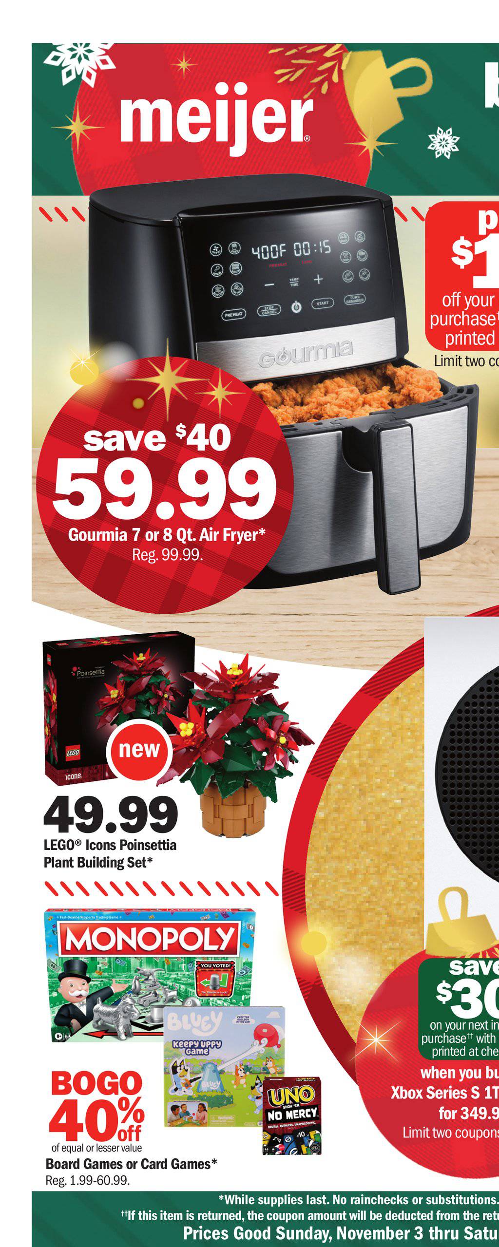 Meijer Weekly Ad Holiday November 3 - 9, 2024 | WeeklyAds2