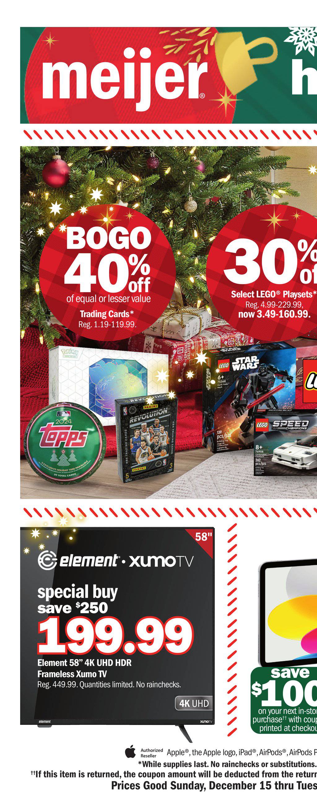Meijer Weekly Ad holiday savings December 15 - 24, 2024 | WeeklyAds2