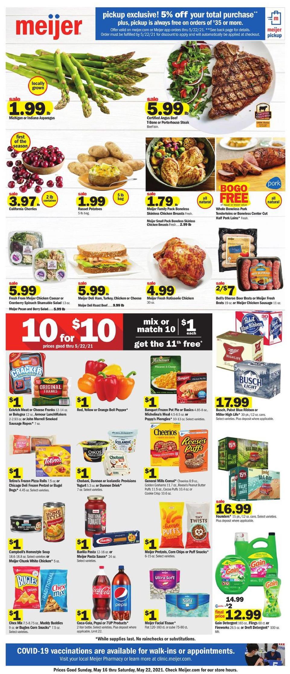 Meijer Weekly Ad May 16 - 22, 2021 | WeeklyAds2