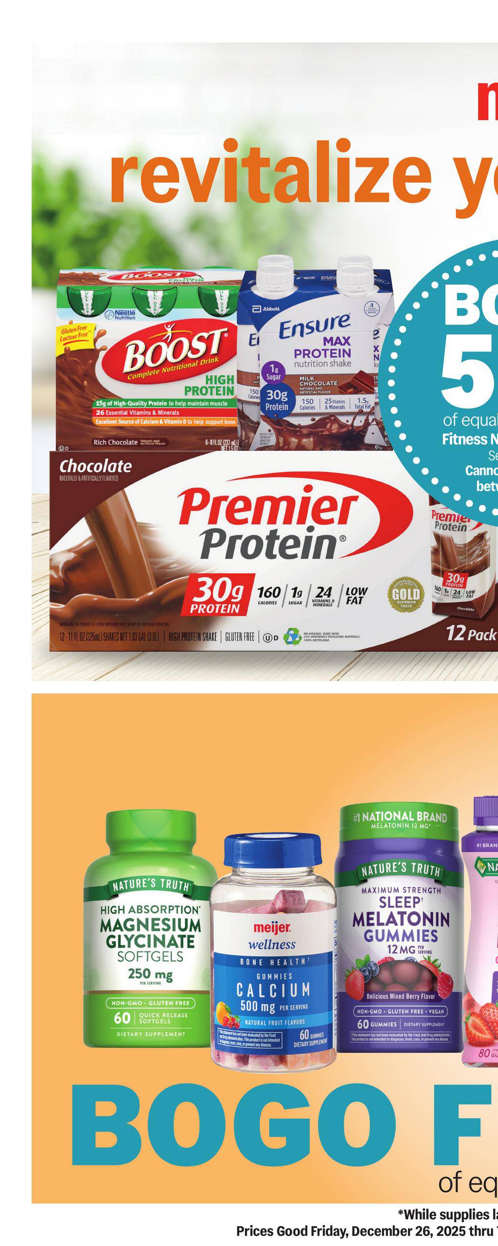 Meijer Weekly Ad revitalize your resolutions December 26, 2025 ...