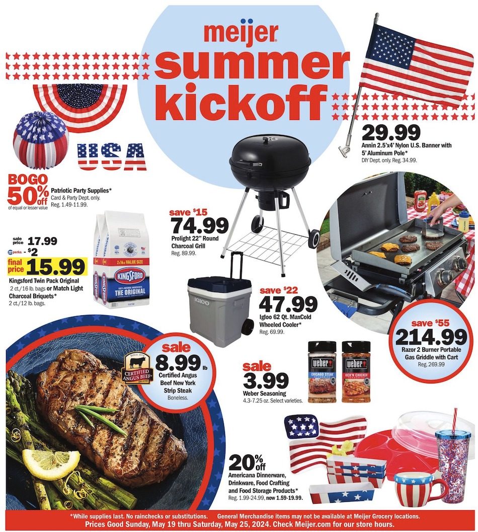 Meijer Weekly Ad Summer Kickoff 2024 | WeeklyAds2