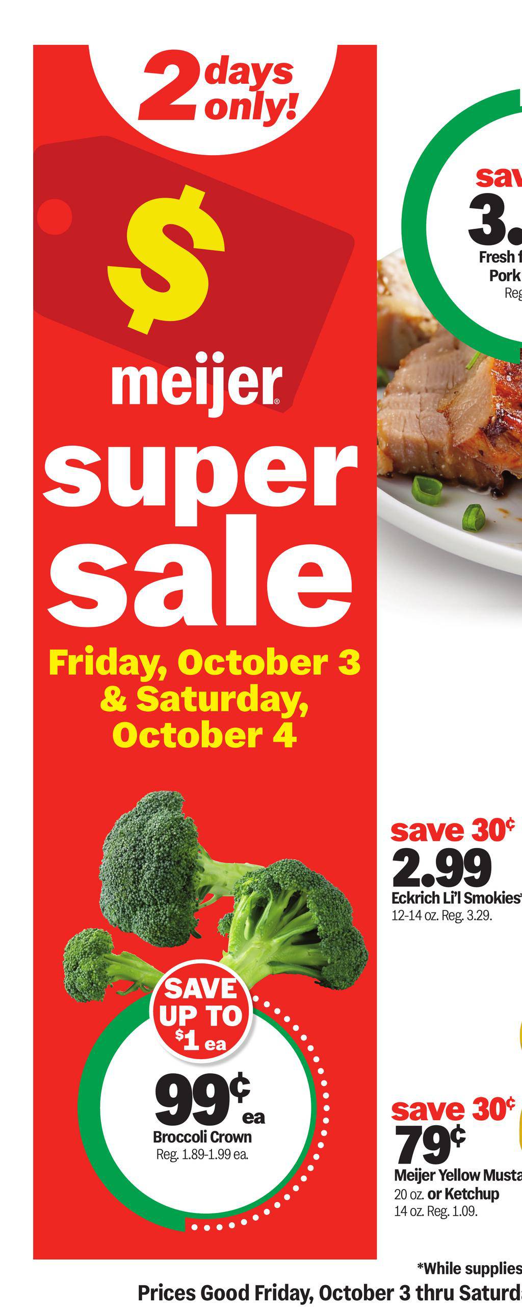 Meijer Weekly Ad Super Sale October 3 - 4, 2025 | WeeklyAds2
