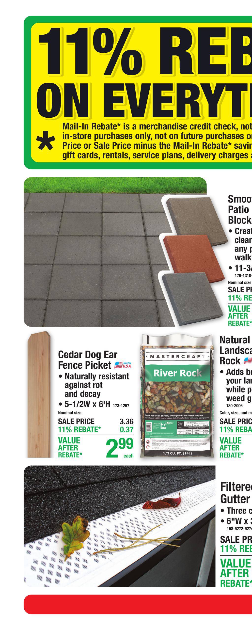 Menards Ad 11% Rebate* Sale April 29 - May 10, 2026 | WeeklyAds2