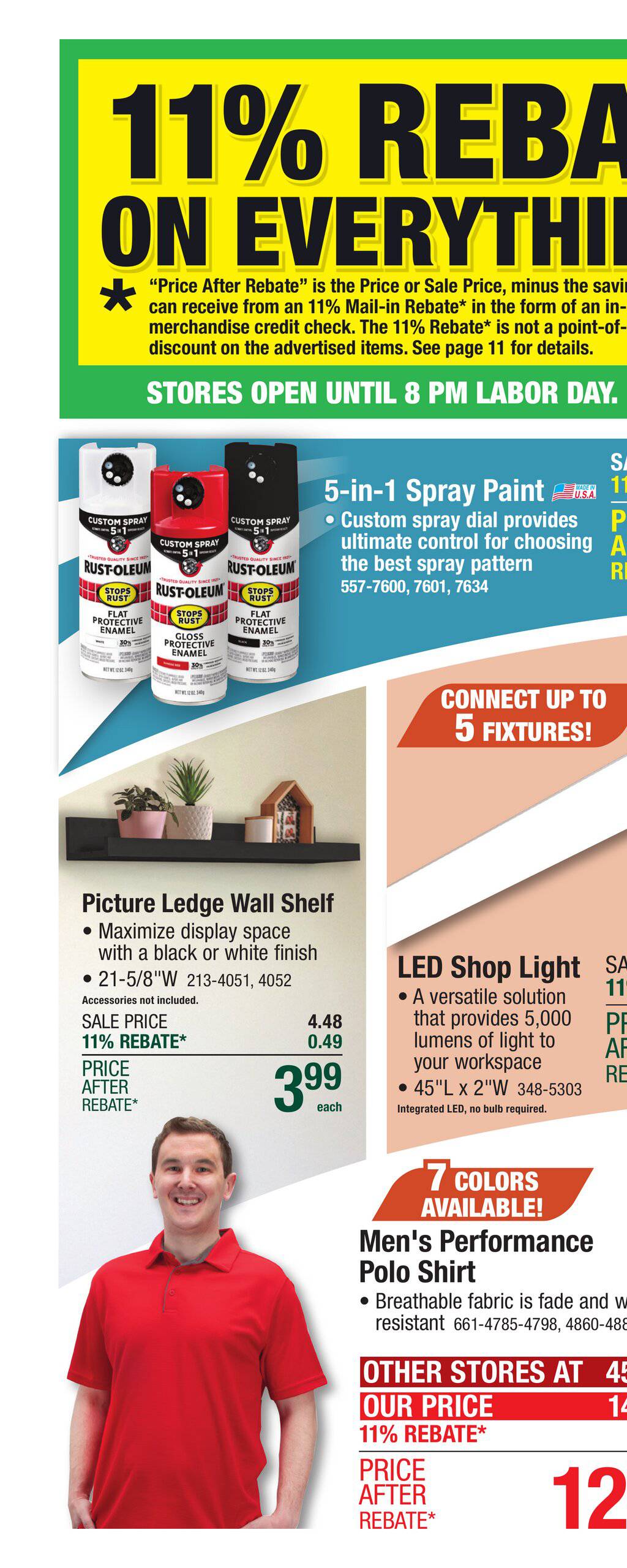 Menards Ad 11% Rebate* Sale August 20 - September 1, 2025 | WeeklyAds2