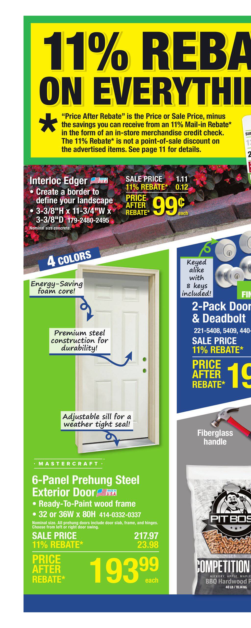 Menards Ad 11% Rebate* Sale July 16 - 27, 2025 | WeeklyAds2