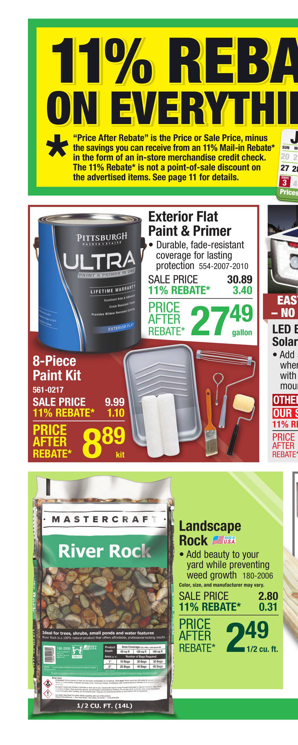 Menards Ad 11% Rebate* Sale July 23 - August 3, 2025 | WeeklyAds2