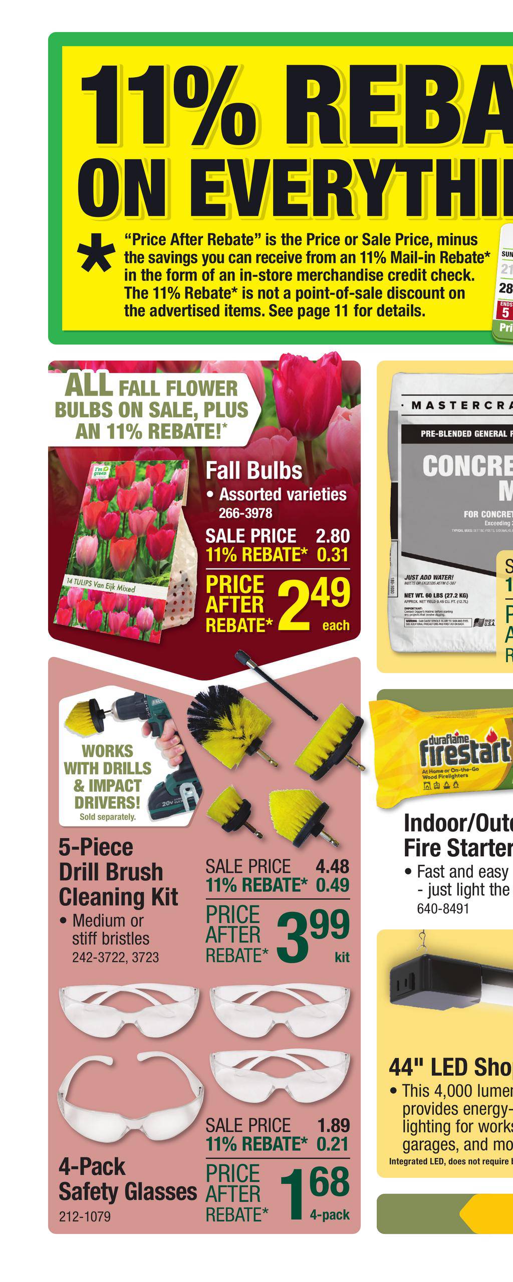 Menards Ad 11% Rebate* Sale September 24 - October 5, 2025 | WeeklyAds2