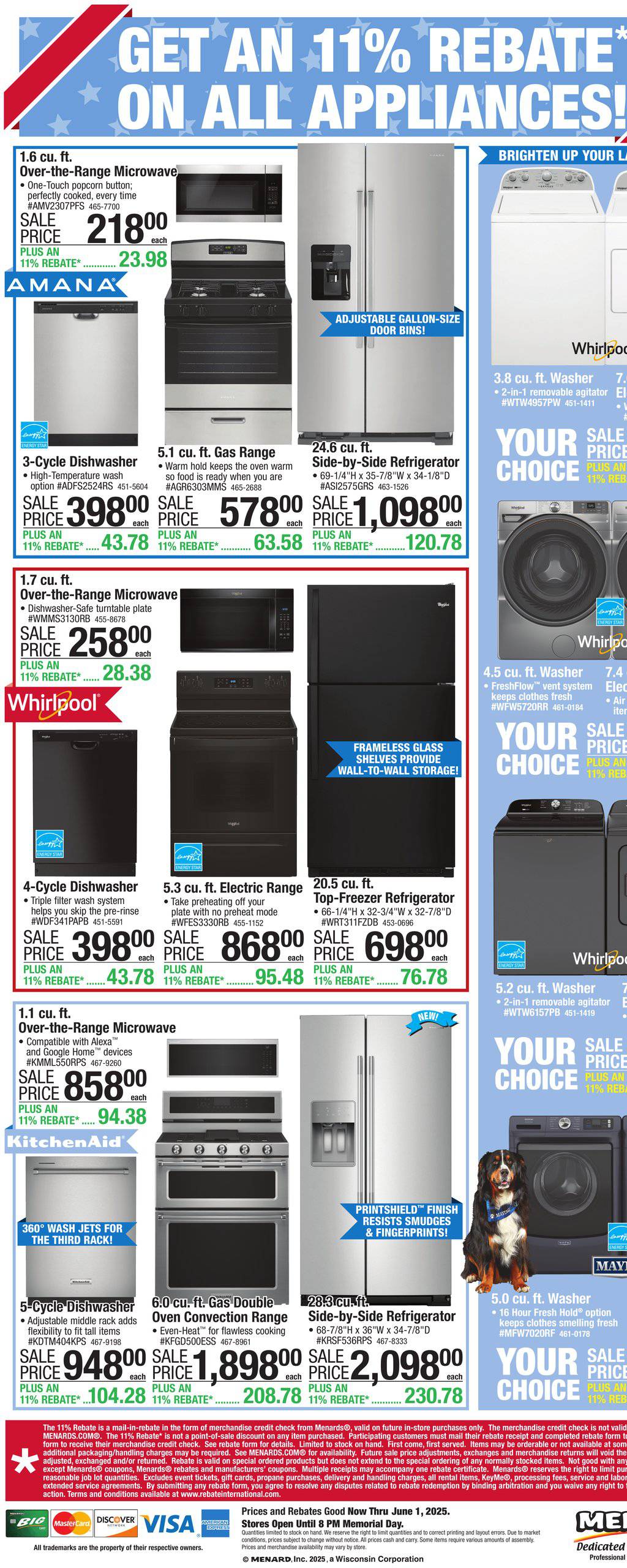 Menards Ad Appliance Event May 21 - June 1, 2025 | WeeklyAds2
