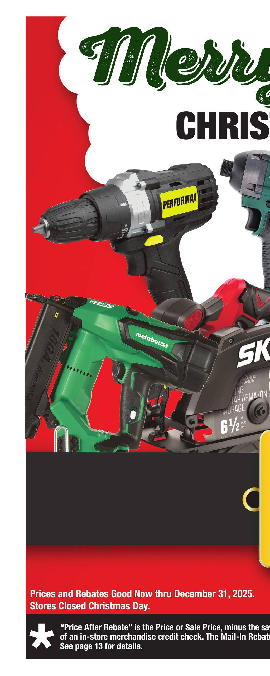 Menards Ad Christmas Tool Sale November 29 - December 31, 2025 | WeeklyAds2