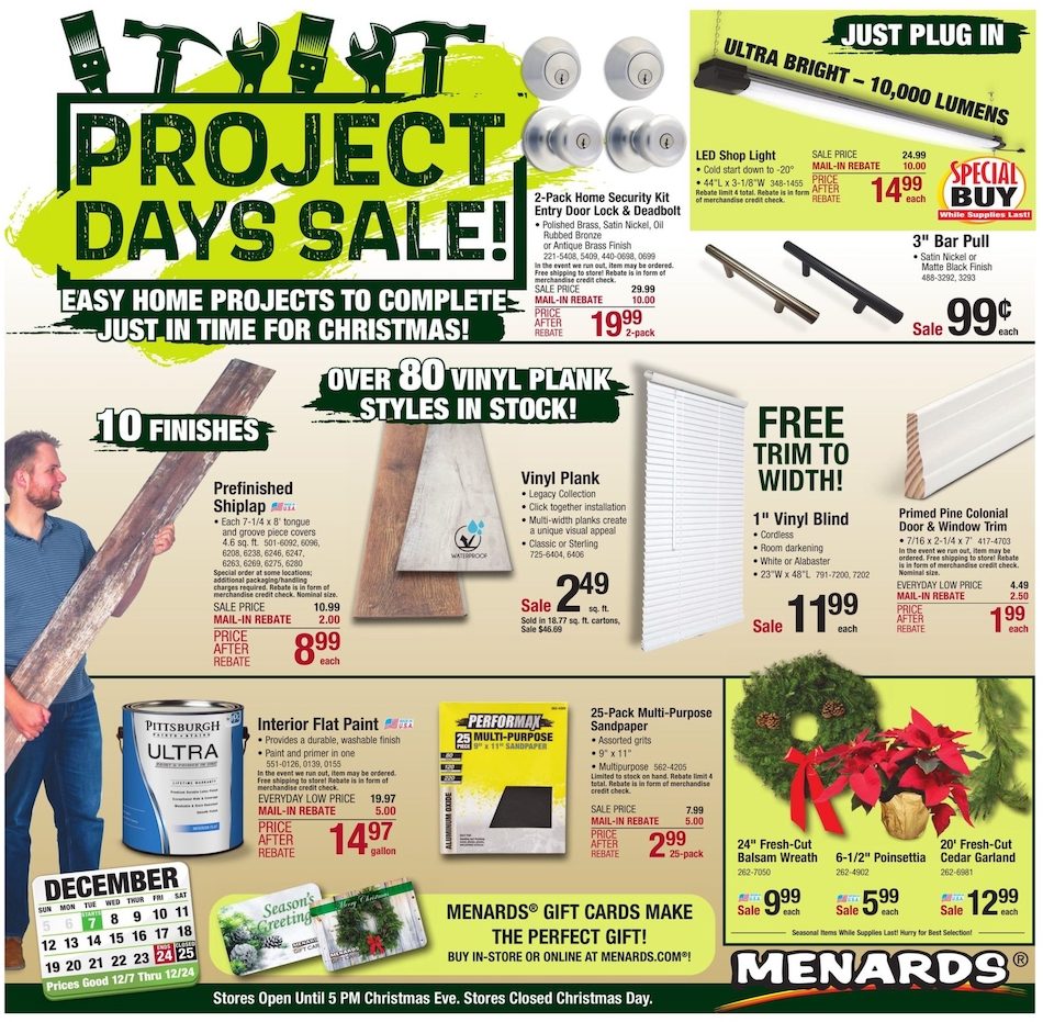 Menards Ad Dec 7 - 24, 2021 | WeeklyAds2