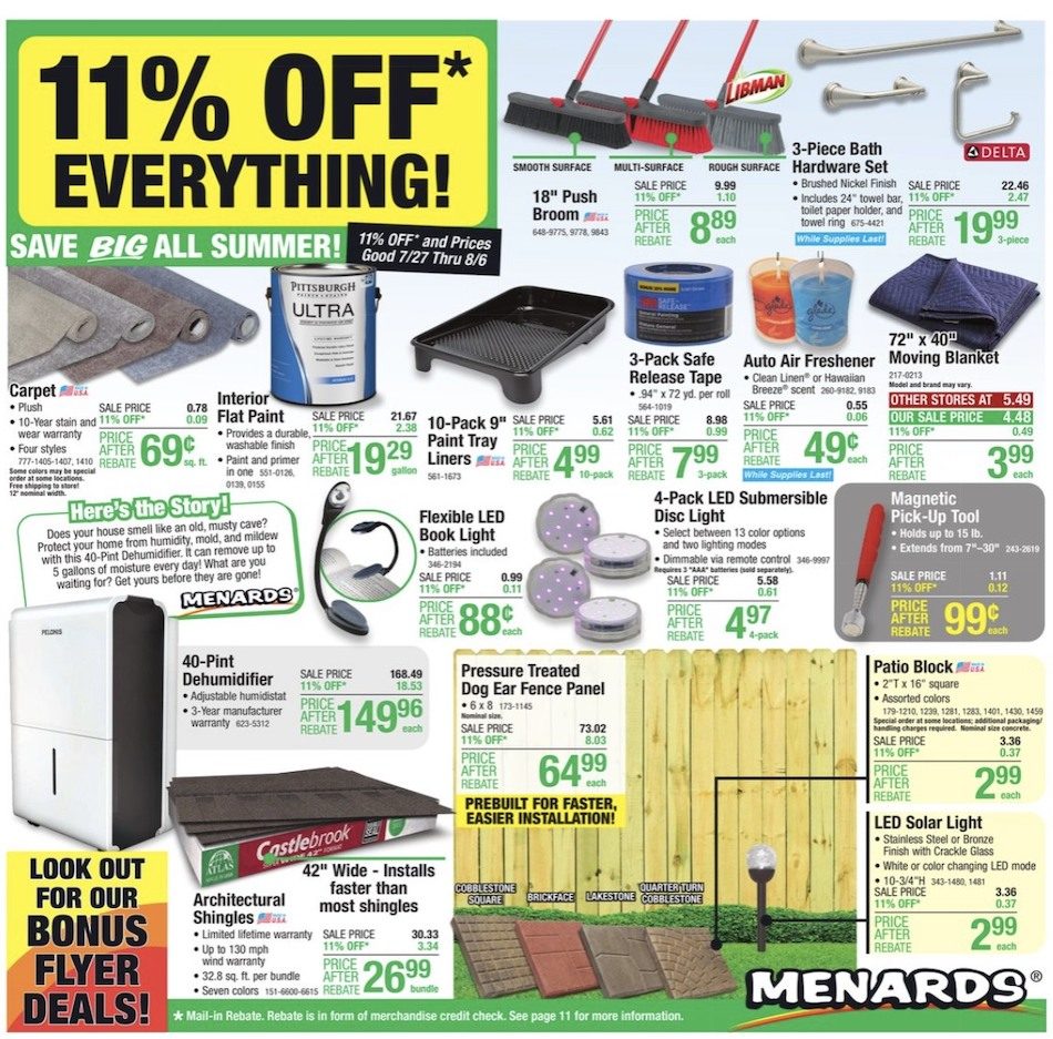 Menards Ad Jul 27 - Aug 6, 2023 | WeeklyAds2