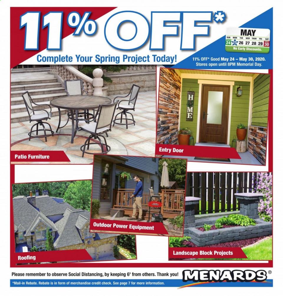 Menards Ad May 24 - 30, 2020 | WeeklyAds2