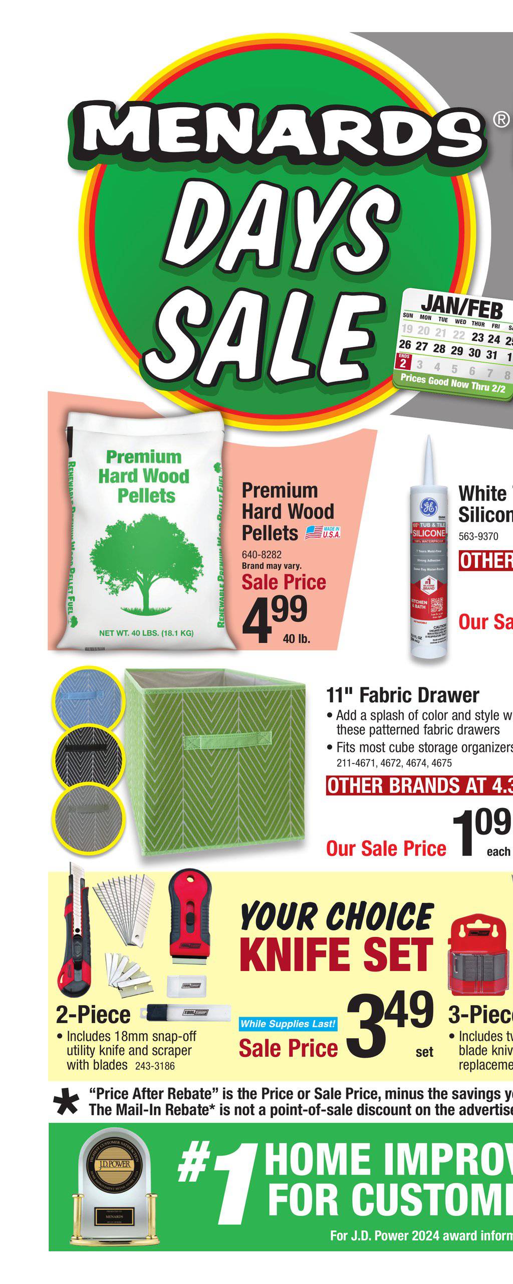 Menards Ad Menards Days Sale January 22 - February 2, 2025 | WeeklyAds2