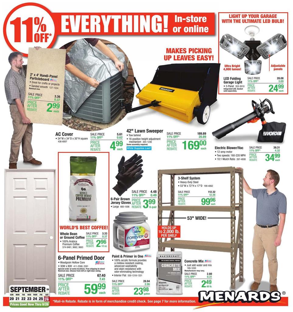 Menards Ad Sep 20 - 26, 2020 | WeeklyAds2