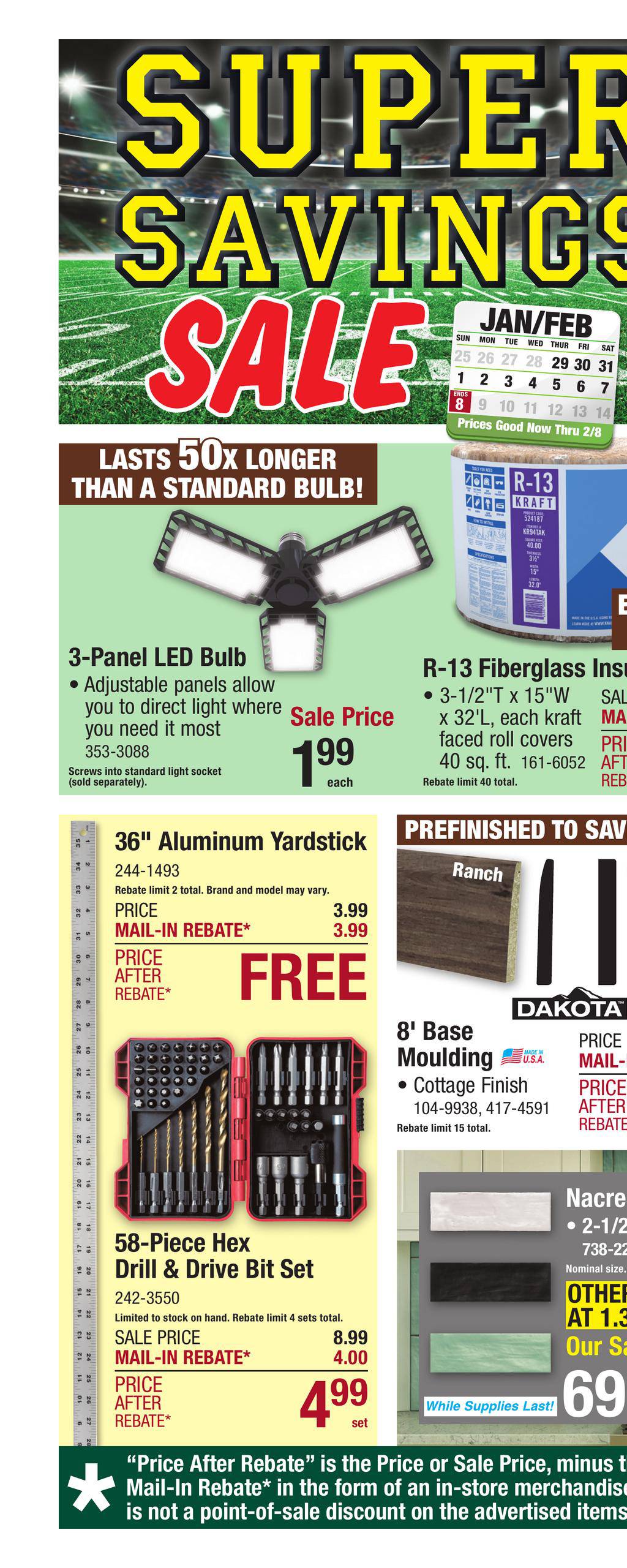 Menards Ad Super Savings Sale January 28 - February 8, 2026 | WeeklyAds2