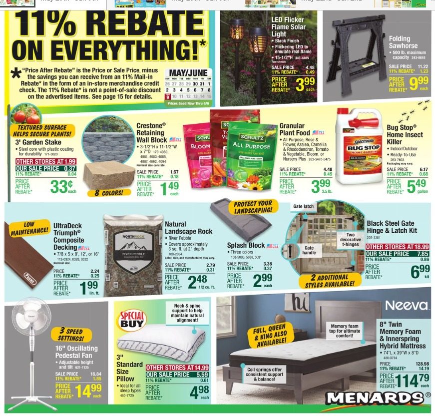 Menards Weekly Ad May 29 - Jun 9, 2024 | WeeklyAds2