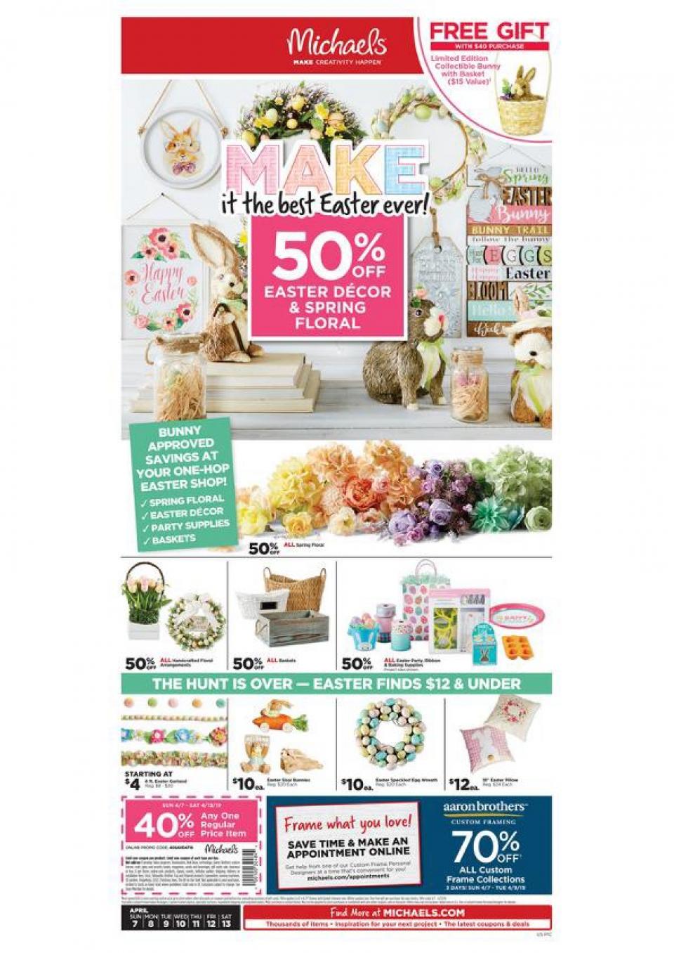 Michaels Weekly Ad Apr 7 - 13, 2019 | WeeklyAds2