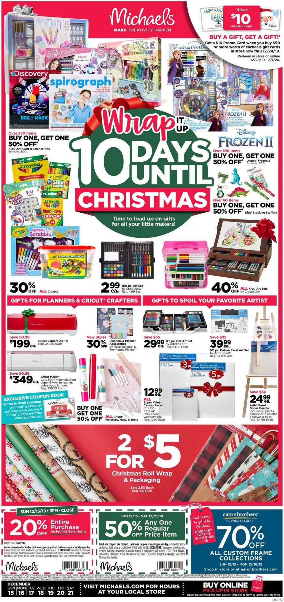 Michaels Weekly ad Dec 15 - 21, 2019 | WeeklyAds2