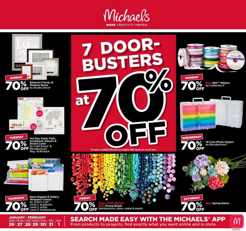 Michaels Weekly Ad Jan 26 - Feb 1, 2020 | WeeklyAds2