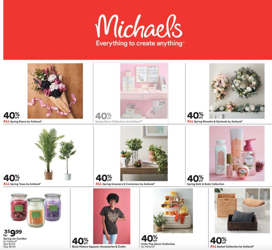 Michaels Weekly Ad Jan 28 - Feb 3, 2024 | WeeklyAds2
