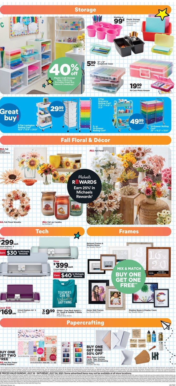 Michaels Weekly Ad Jul 18 - 24, 2021 - WeeklyAds2