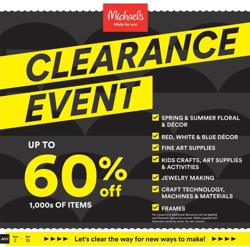 Michaels Weekly Ad Jul 9 - 15, 2023 | WeeklyAds2