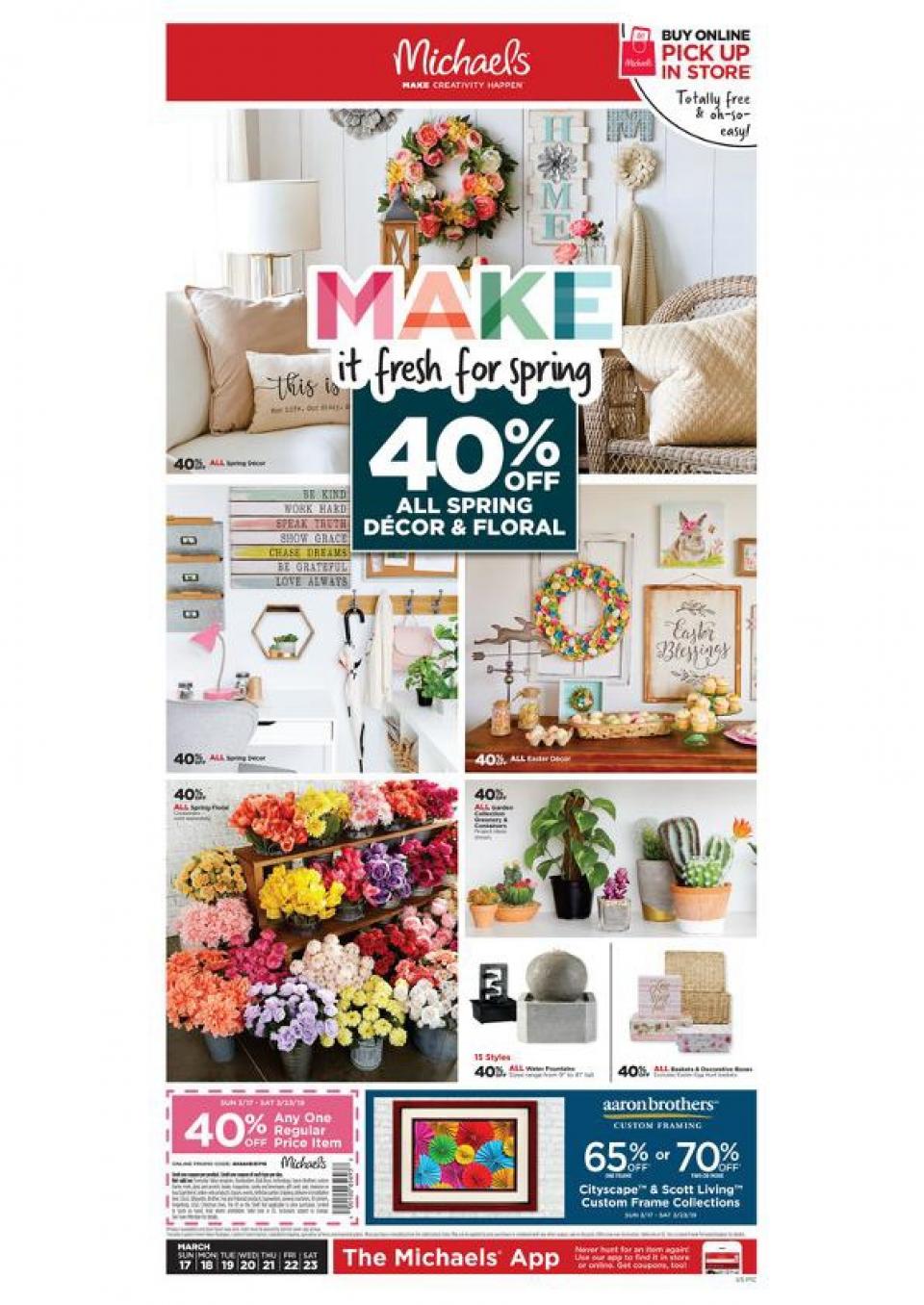 Michaels Weekly Ad Mar 17 - 23, 2019 | WeeklyAds2