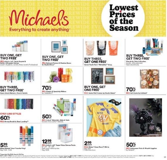Michaels Weekly Ad Sep 15 - 24, 2023 | WeeklyAds2