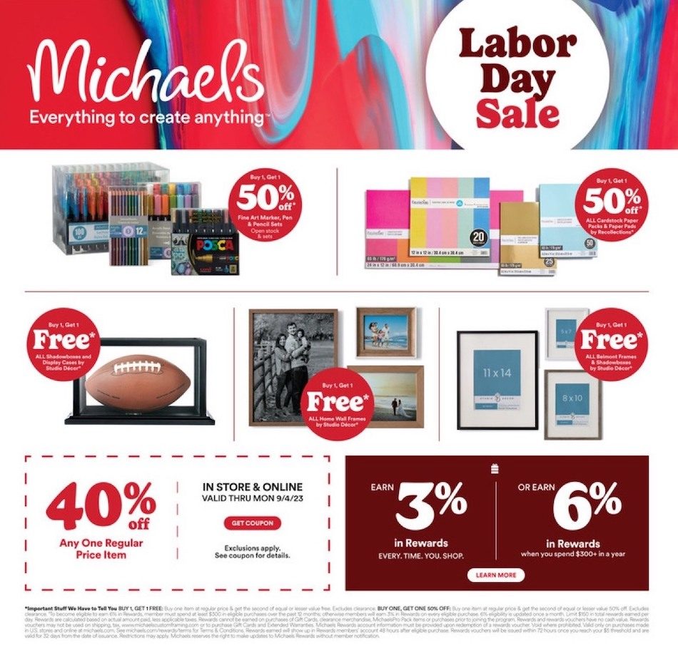 Michaels Weekly Ad Sep 3 - 9, 2023 | WeeklyAds2