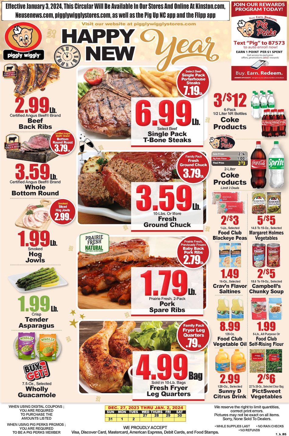 Piggly Wiggly Weekly Ad Dec 27 - Jan 2 | WeeklyAds2