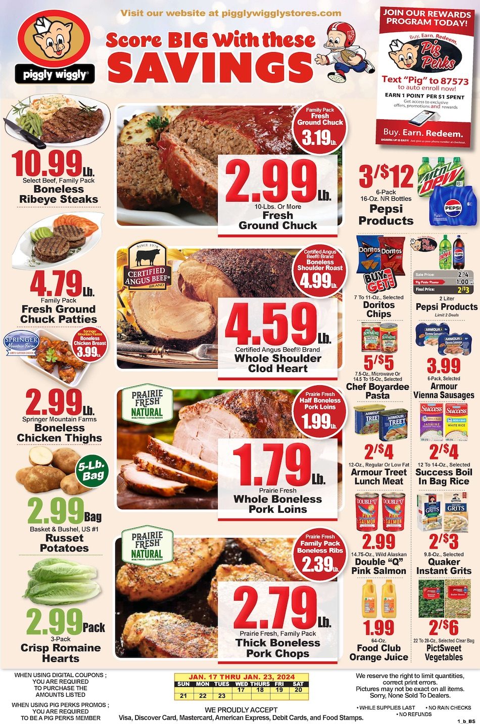 Piggly Wiggly Weekly Ad Jan 17 - 23, 2024 | WeeklyAds2